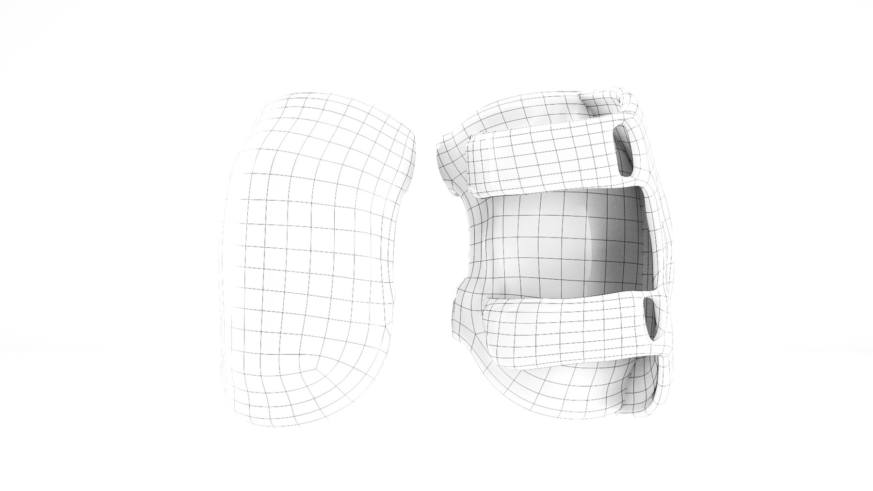 ArtStation - Military khaki elbow pads with PBR textures 06 | Game Assets