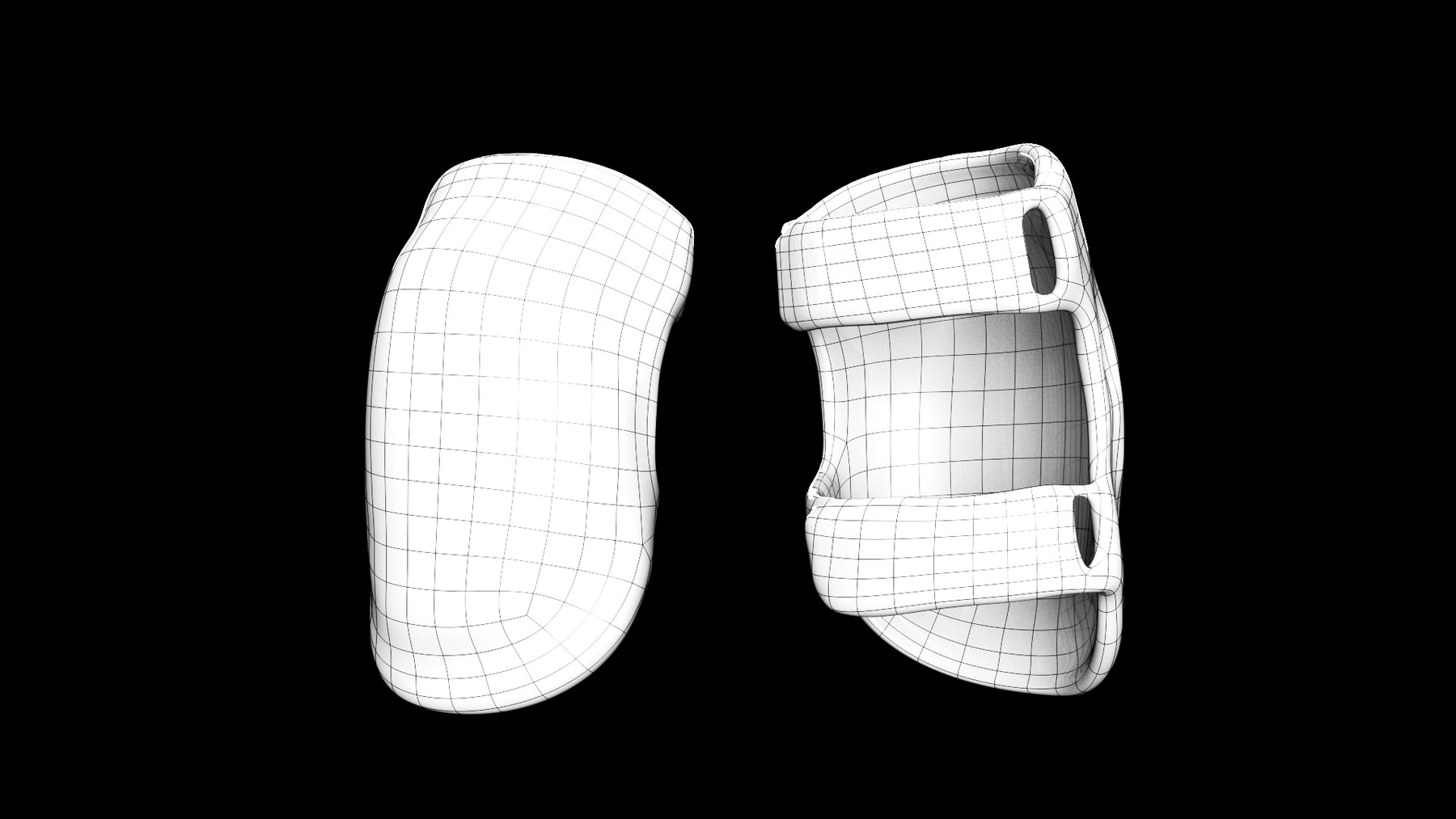 ArtStation - Military khaki elbow pads with PBR textures 06 | Game Assets