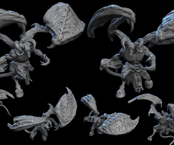 ArtStation - Daemon 3d Print Ready | Resources