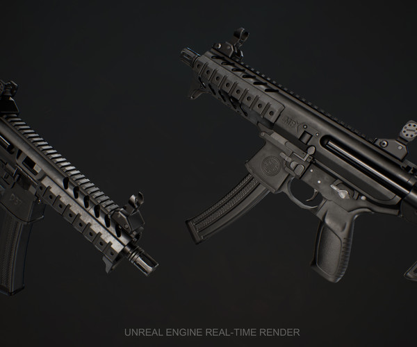 ArtStation - Sig Sauer MPX | Game Assets