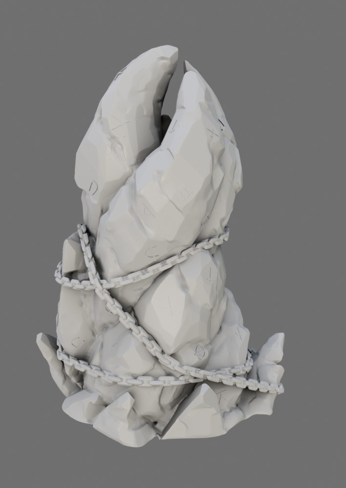 ArtStation - Monolith With Runes | Resources