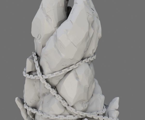 ArtStation - Monolith With Runes | Resources