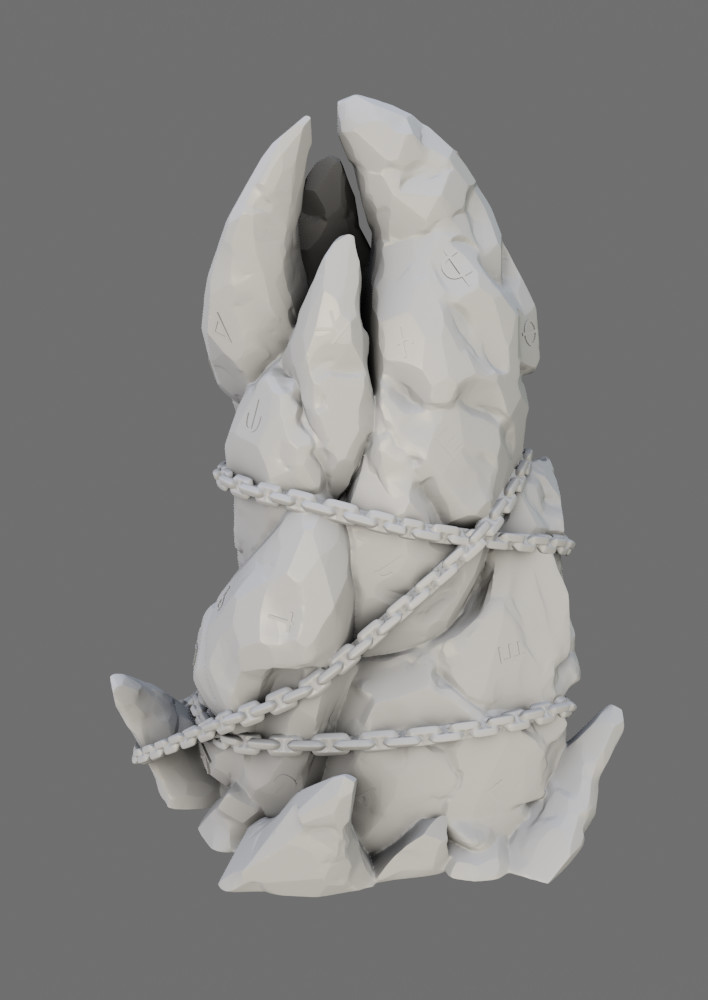 ArtStation - Monolith With Runes | Resources