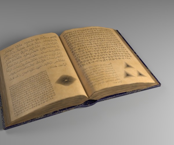 ArtStation - Opened Ancient Spellbook | Resources