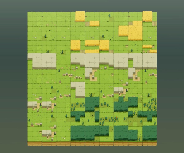 ArtStation - World Puzzle #04 | Game Assets