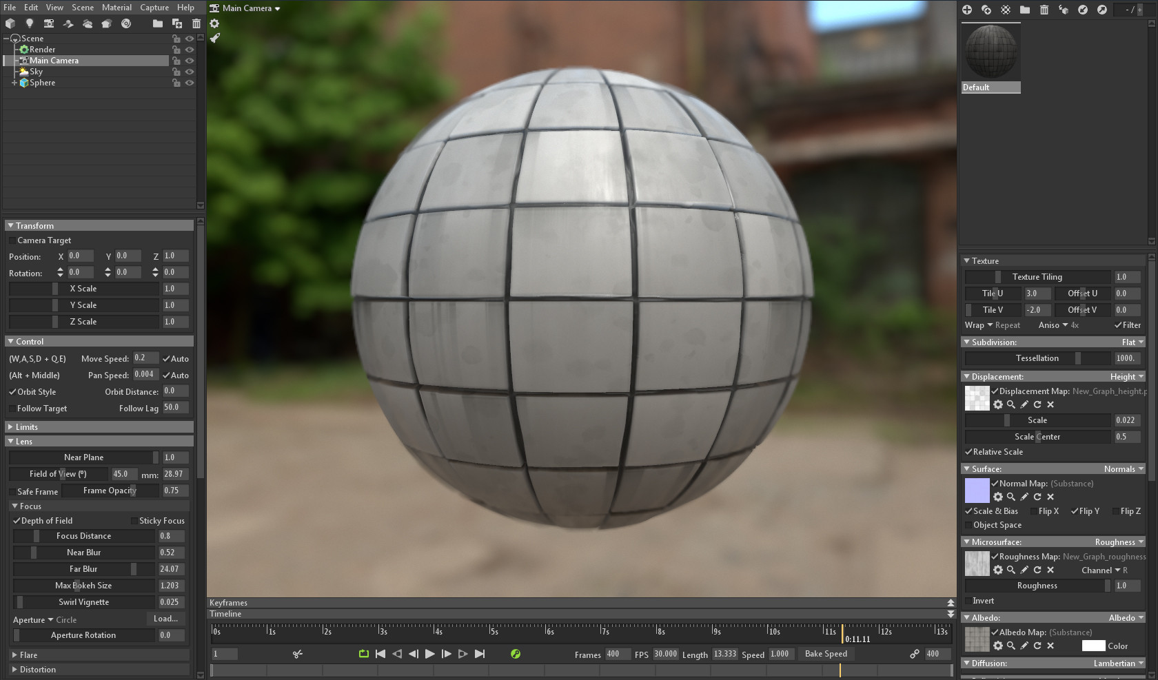 ArtStation - Procedural Customizable Dirty Tiles - Substance Designer ...
