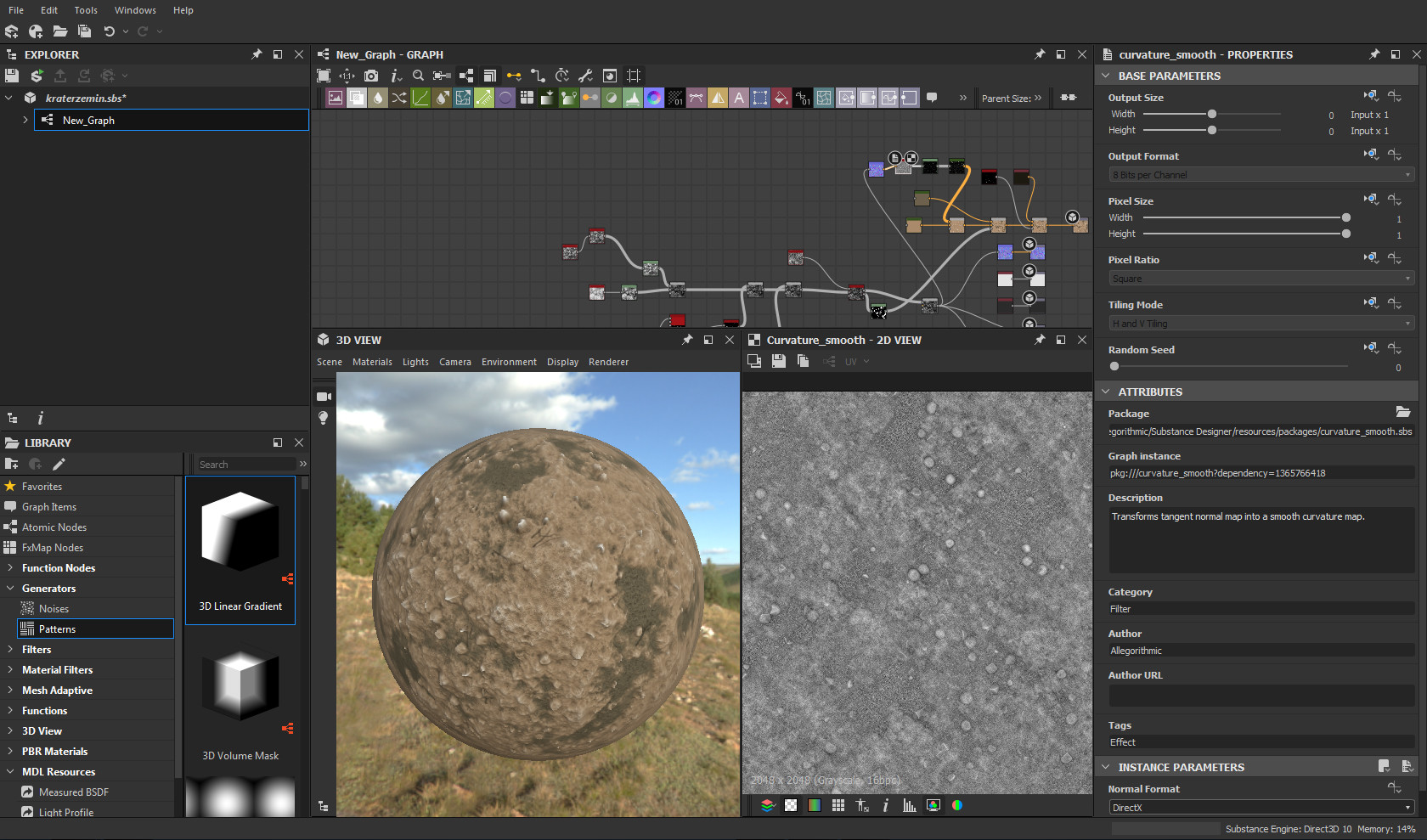 ArtStation - Procedural Ground Material / Substance designer | Resources