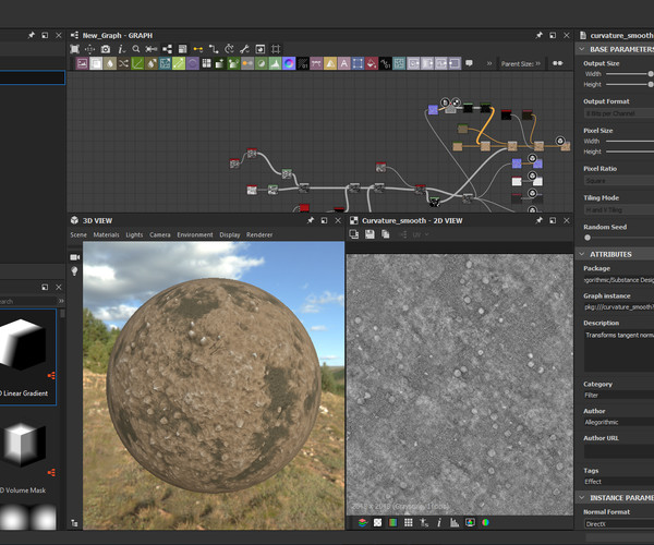 ArtStation - Procedural Ground Material / Substance designer | Resources