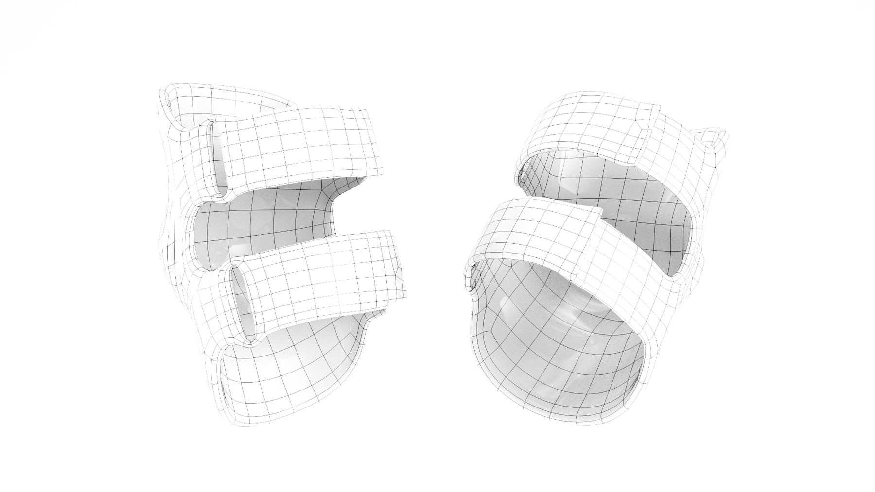 ArtStation - Military black knee pads with PBR textures 11 | Resources