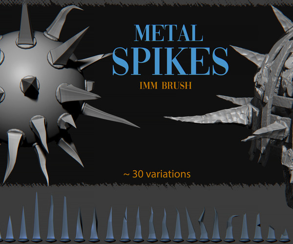 ArtStation - Metal spikes IMM | Brushes