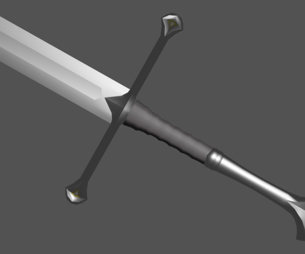 ArtStation - Aragorn's Sword Anduril | Resources