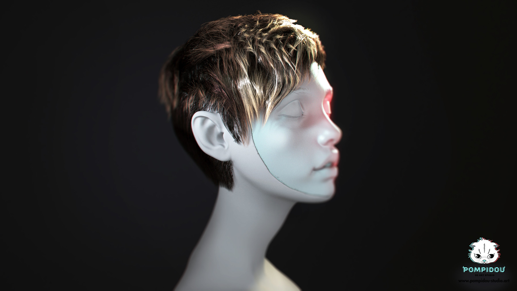 ArtStation - Collection. Tutorials. Creating realistic hair in 3d ...