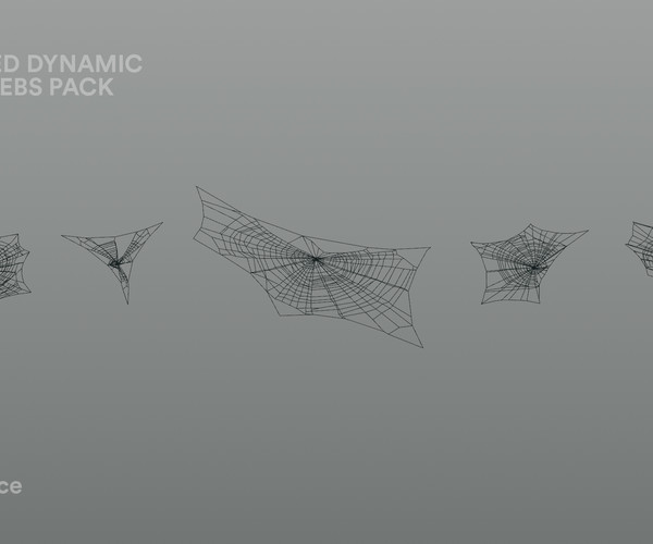 ArtStation - Dynamic Spiderwebs Pack | Resources