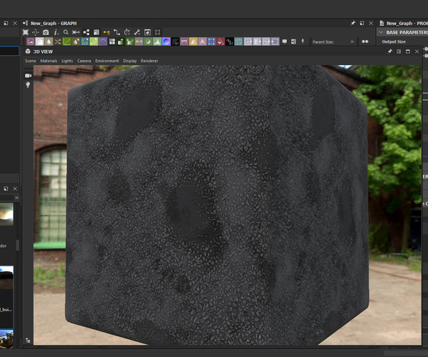 ArtStation - Stylized Asphalt - Full Procedural / Substance Designer ...