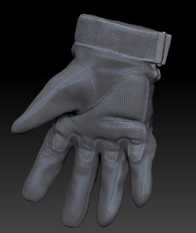 ArtStation - Military gloves of color black with PBR textures 16 | Game ...