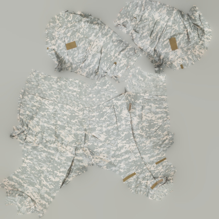 ArtStation - Military jacket of Army Combat Uniform with PBR textures ...