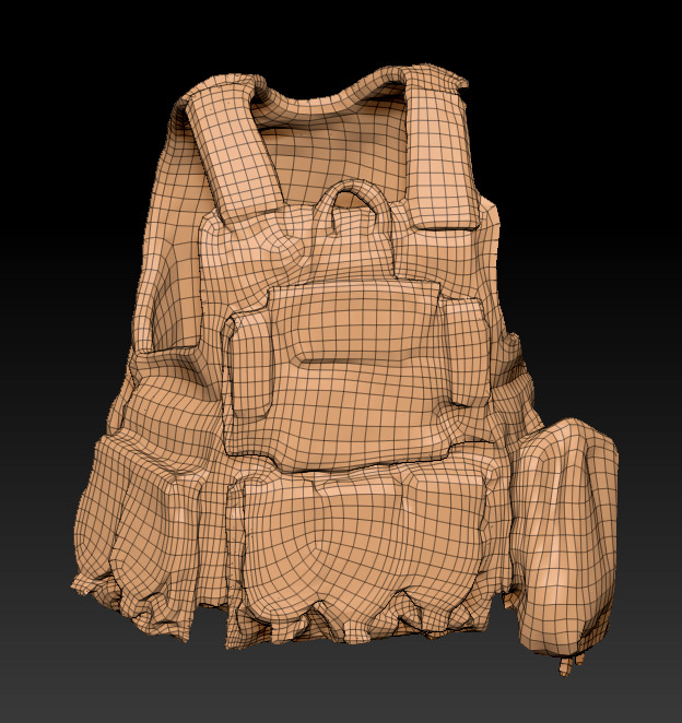 ArtStation - Military Body armor of ACU with PBR textures 20 | Game Assets