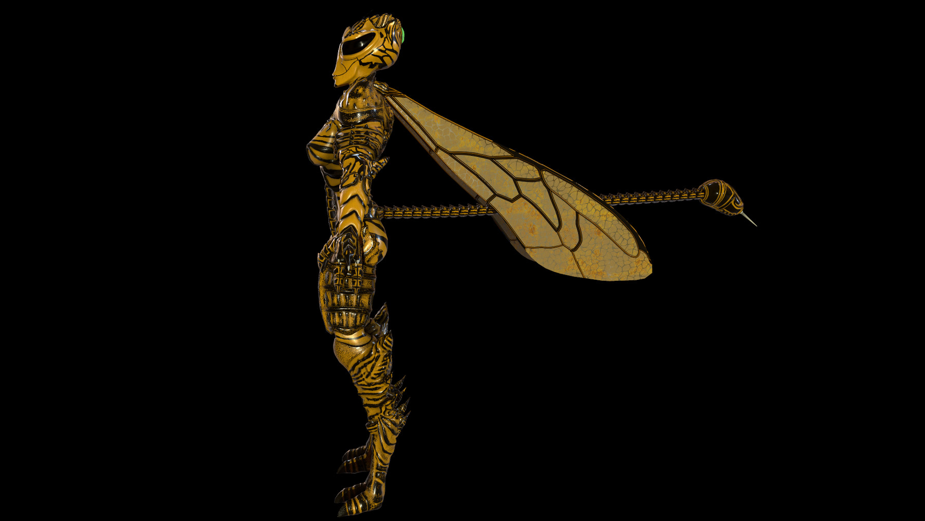 ArtStation - Mutant Wasp | Game Assets