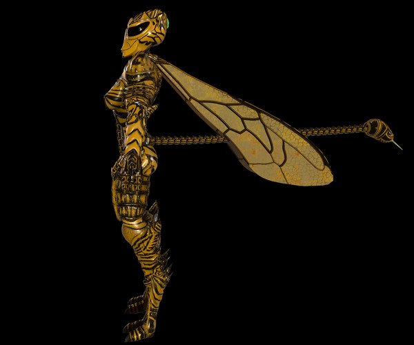 ArtStation - Mutant Wasp | Game Assets