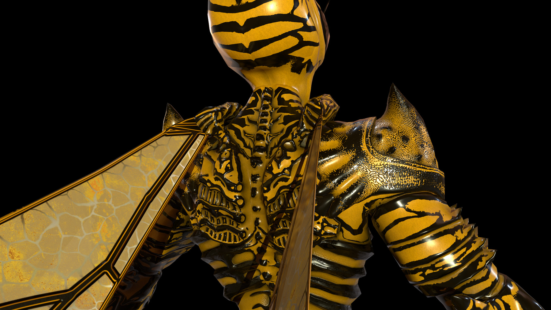 ArtStation - Mutant Wasp | Game Assets