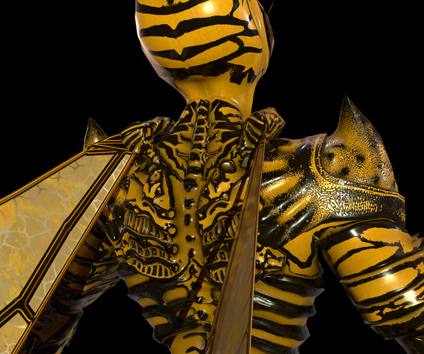 ArtStation - Mutant Wasp | Game Assets