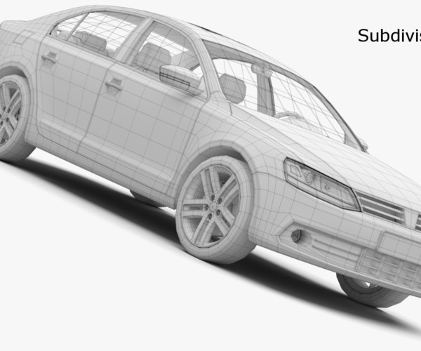 ArtStation - Generic Sedan 2 | Resources