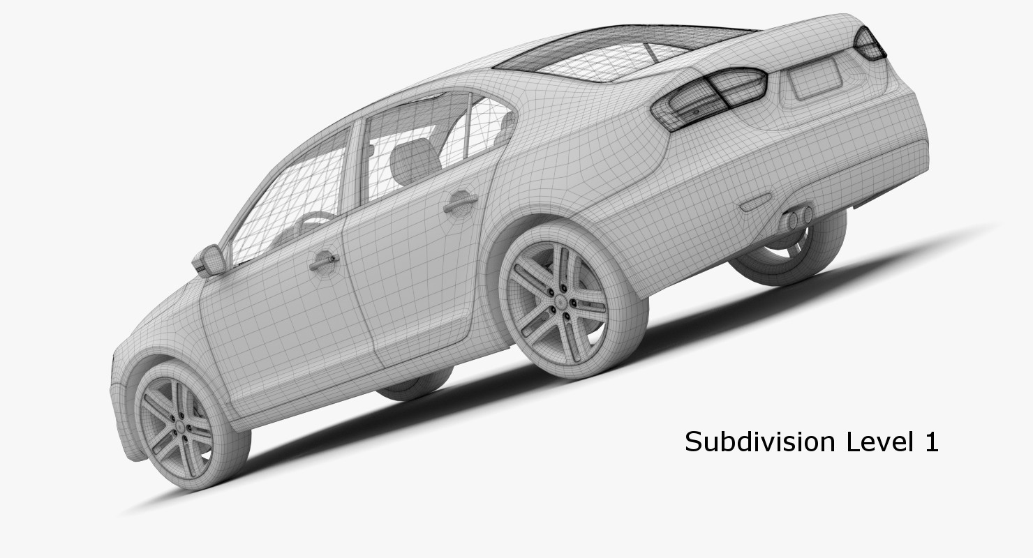 ArtStation - Generic Sedan 2 | Resources