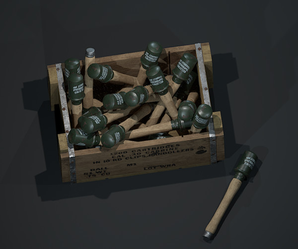 ArtStation - Grenade Crate Pack | Resources