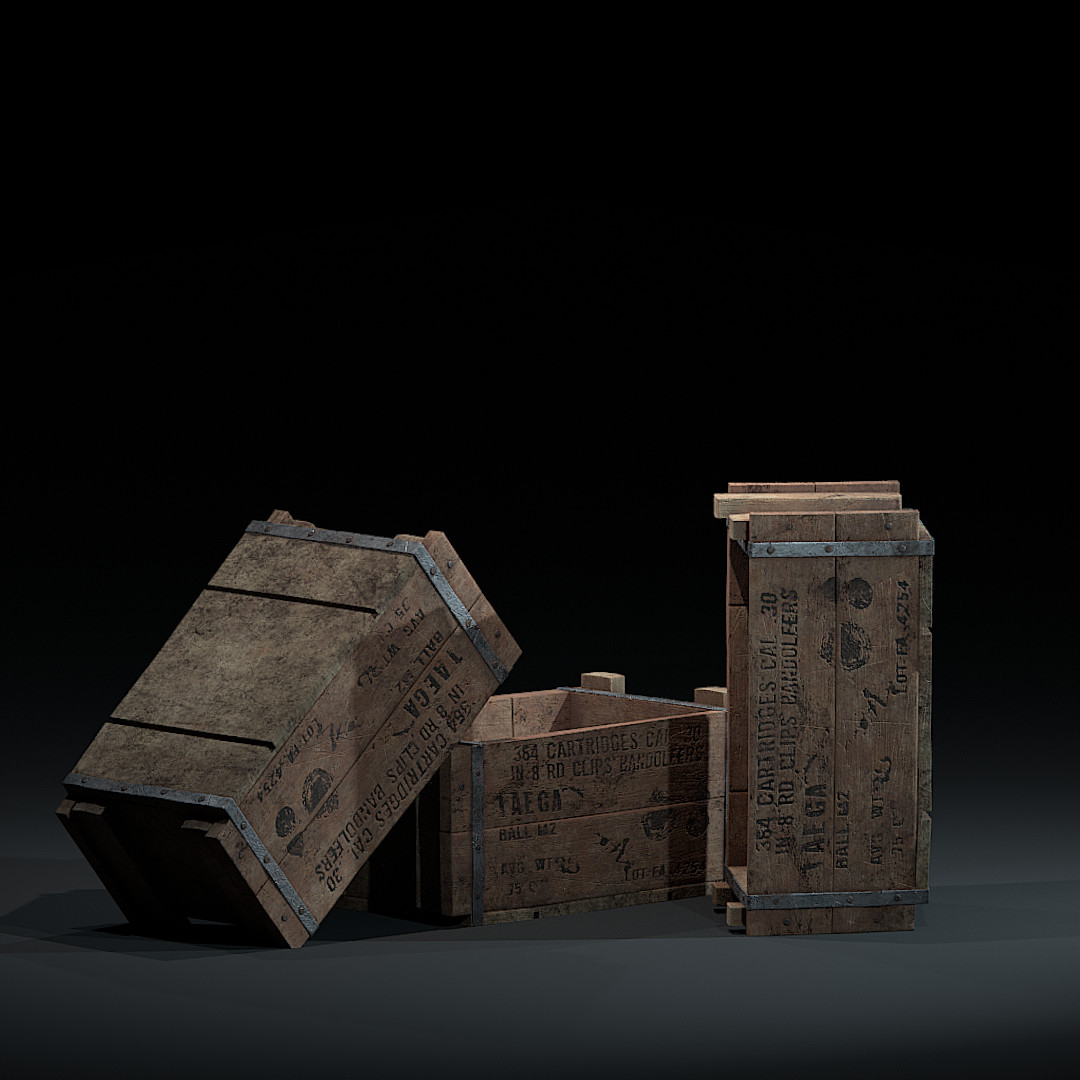 ArtStation - ww2-Crate1 | Resources