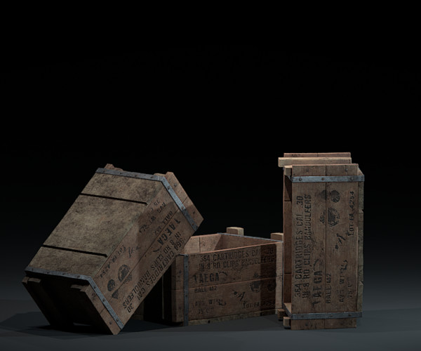 ArtStation - ww2-Crate1 | Resources