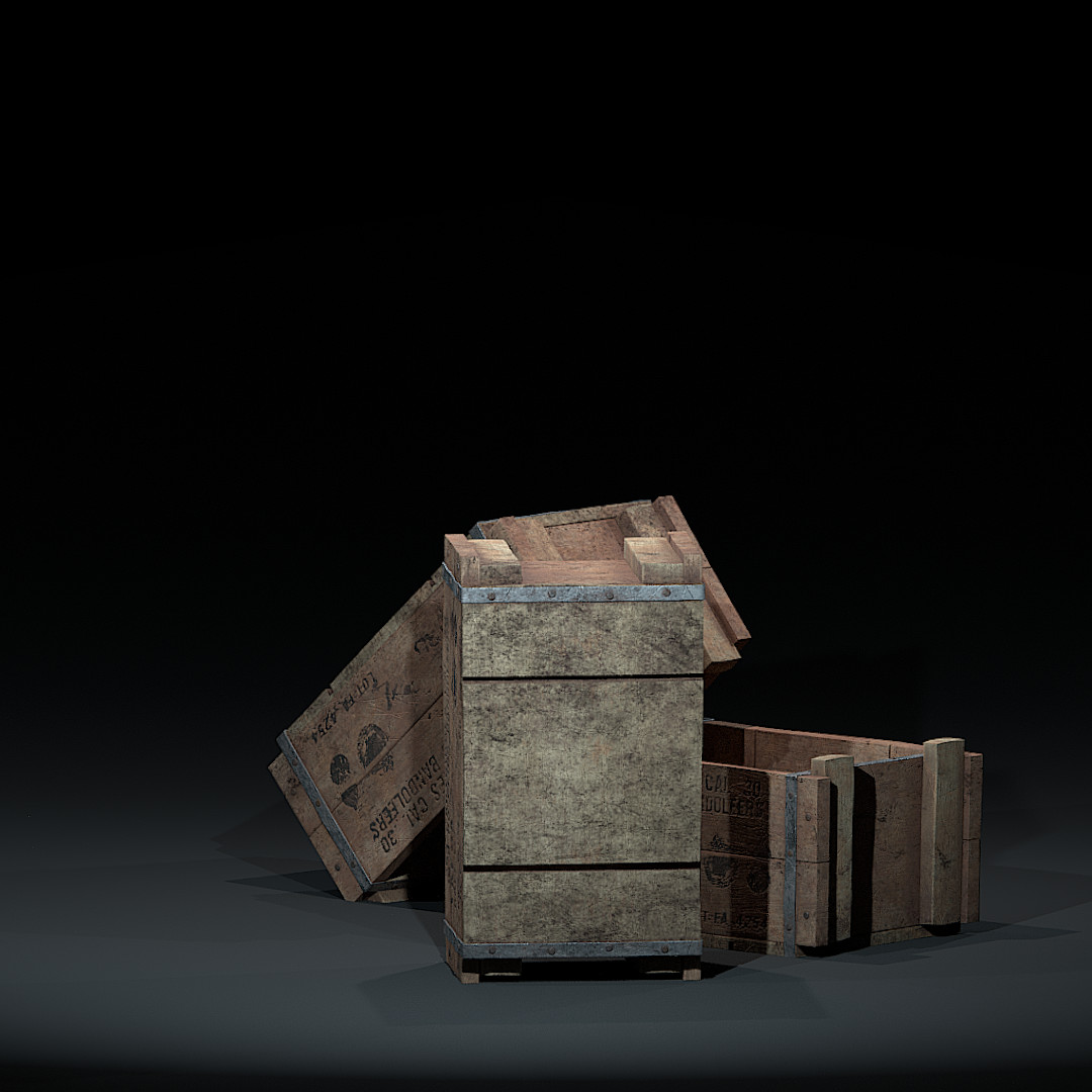 ArtStation - ww2-Crate1 | Resources
