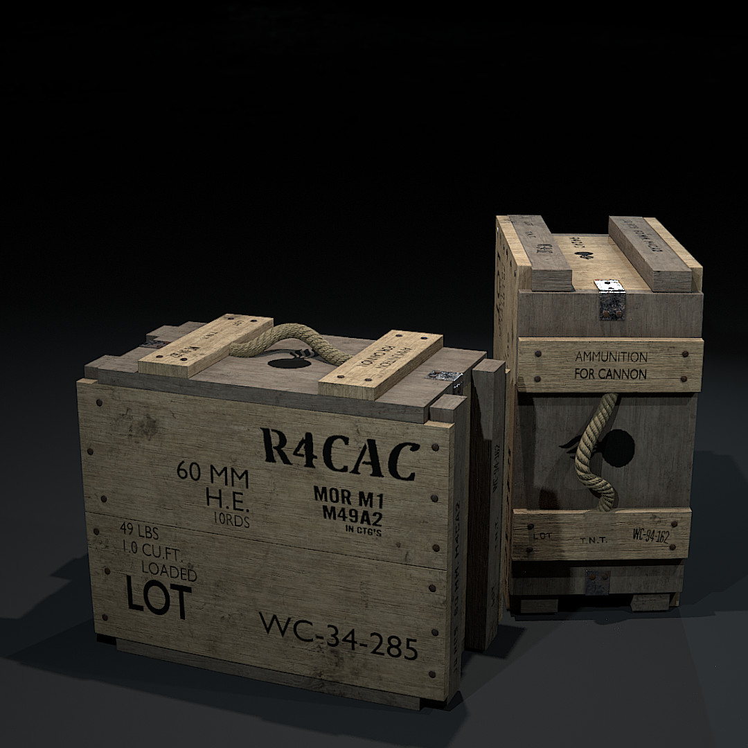 ArtStation - ww2-Crate2 | Resources