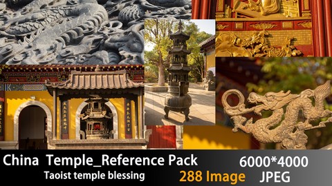 ArtStation - China Temple_Ancient building_Reference Pack | Resources
