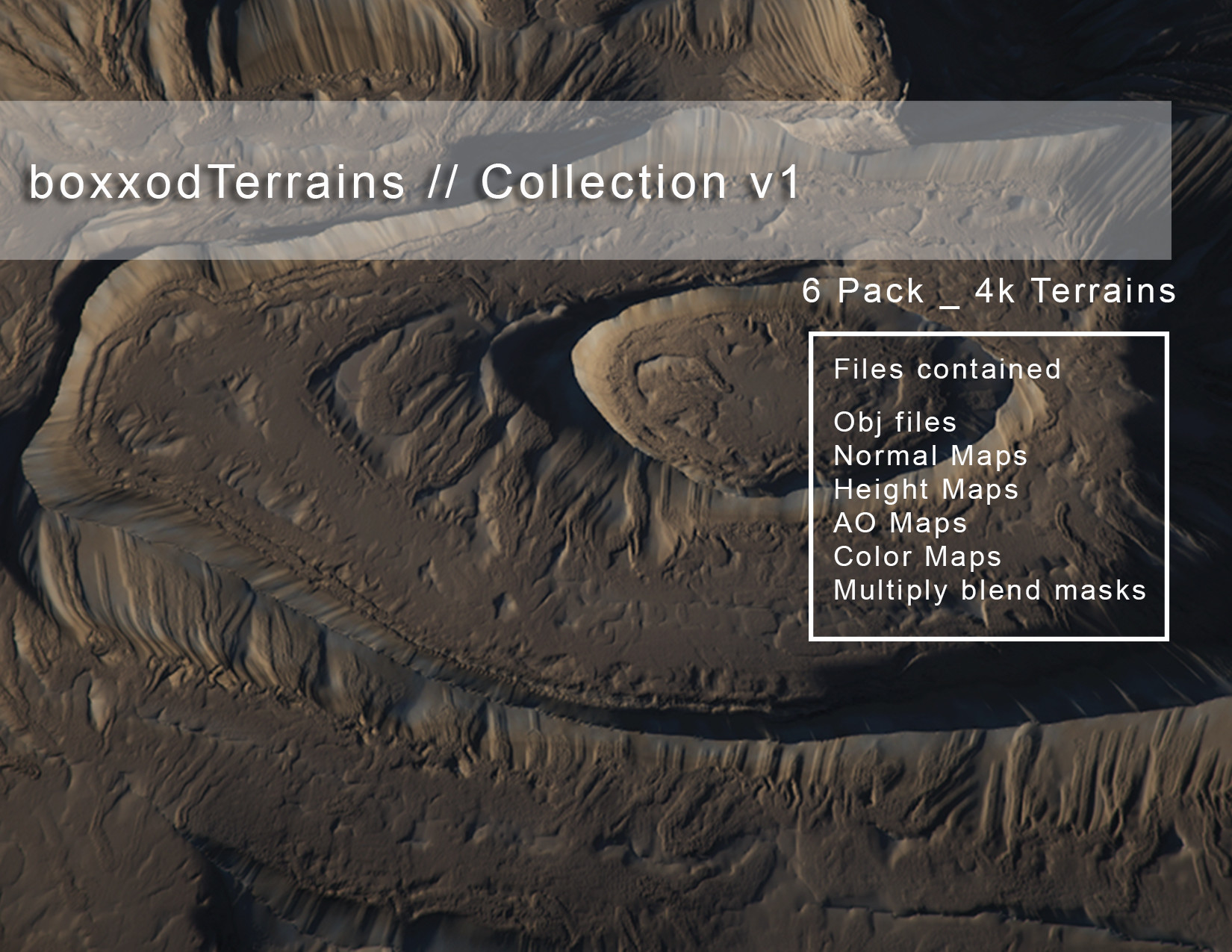 ArtStation - Terrains 4k Pack V_01 | Resources