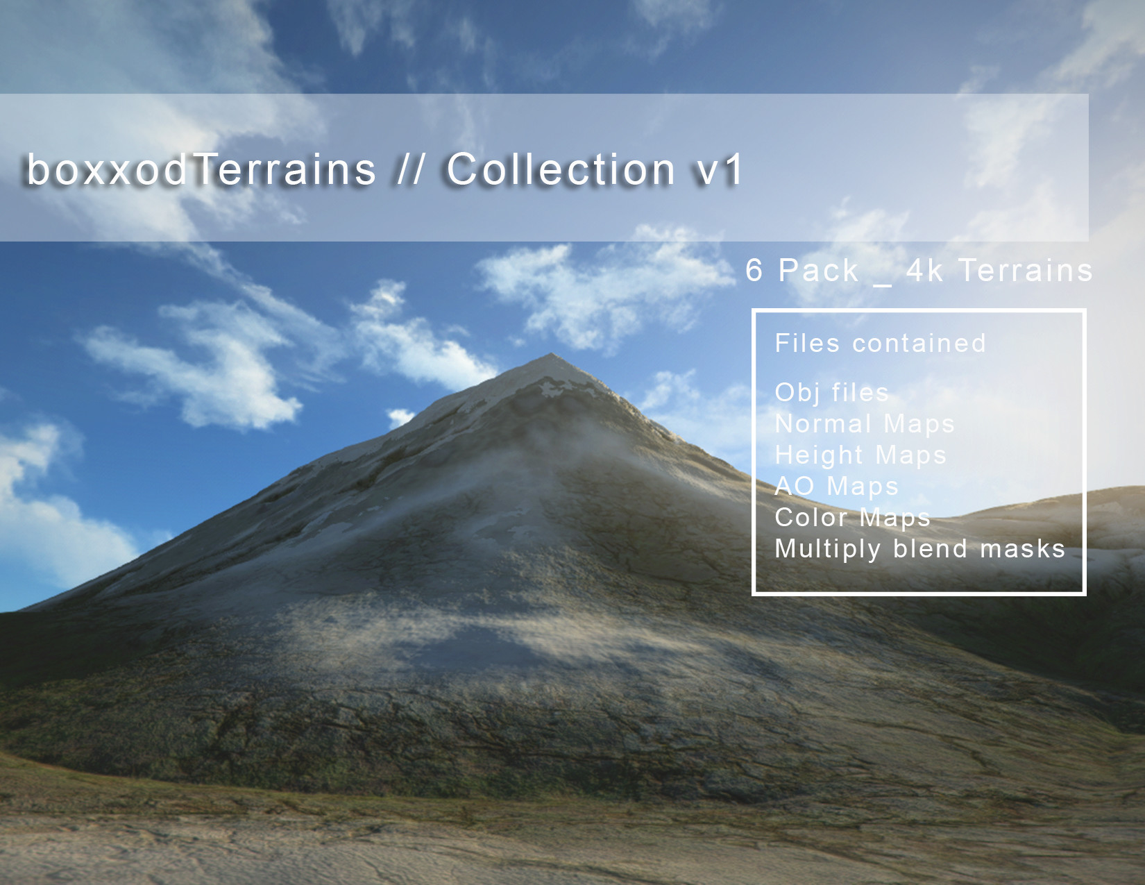 ArtStation - Terrains 4k Pack V_01 | Resources