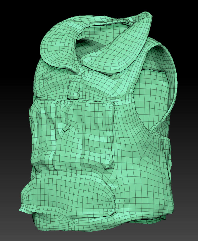 ArtStation - Military Body armor of Bundeswehr Uniform with PBR ...