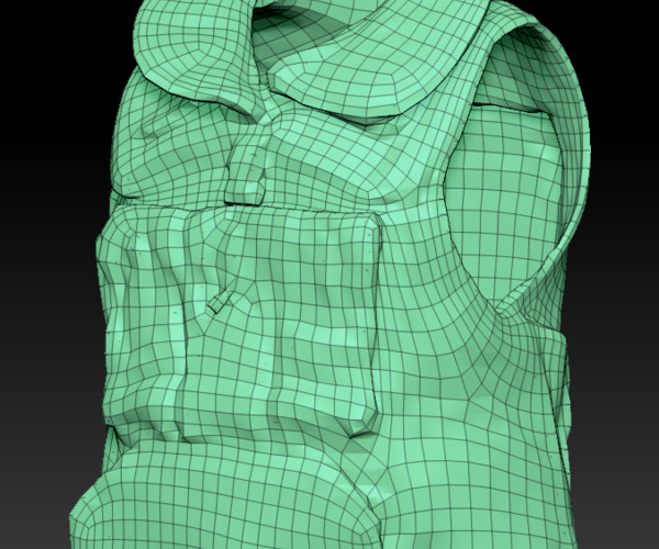 ArtStation - Military Body armor of Bundeswehr Uniform with PBR ...