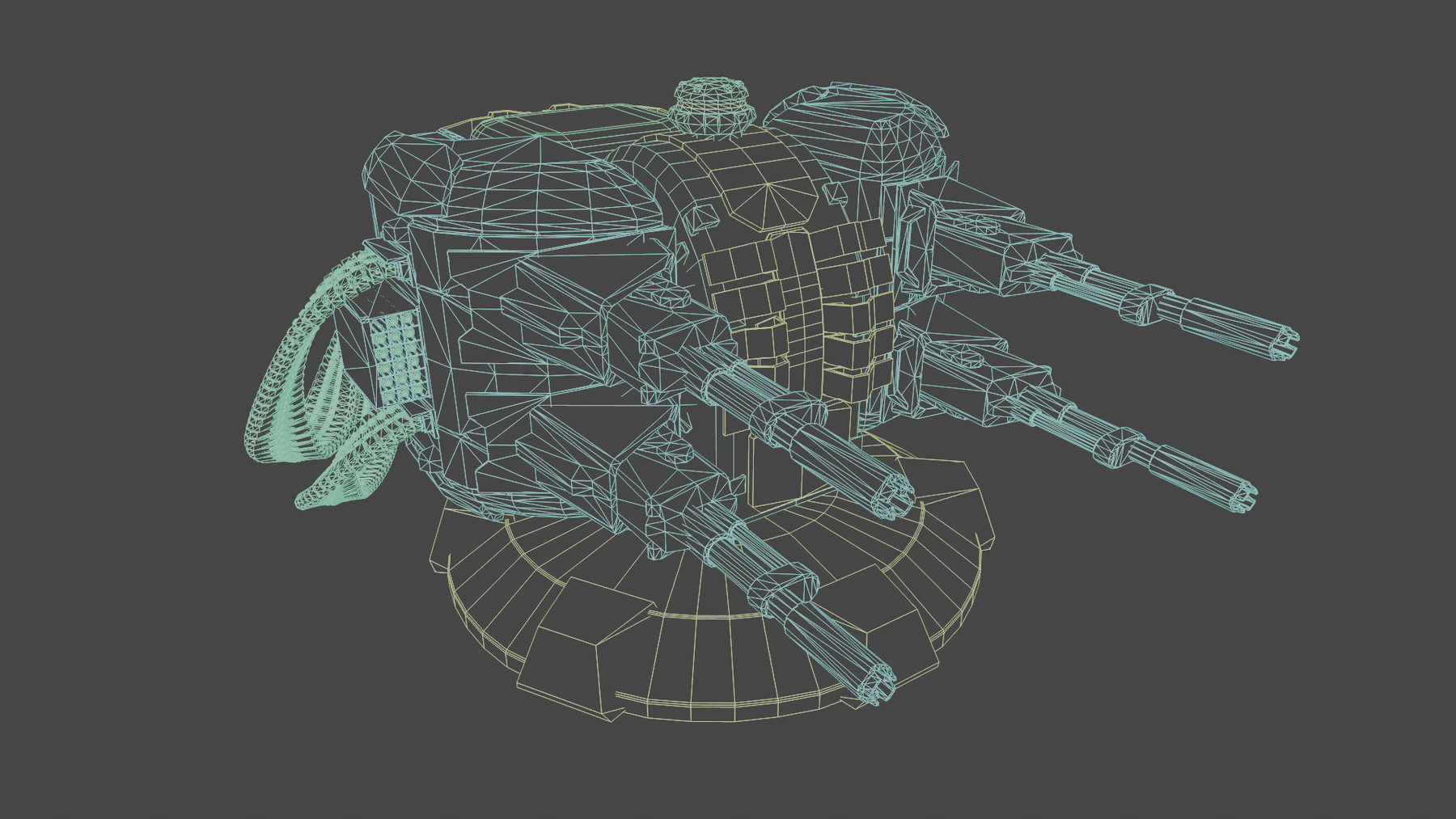 ArtStation - Sci-fi Turret | Game Assets