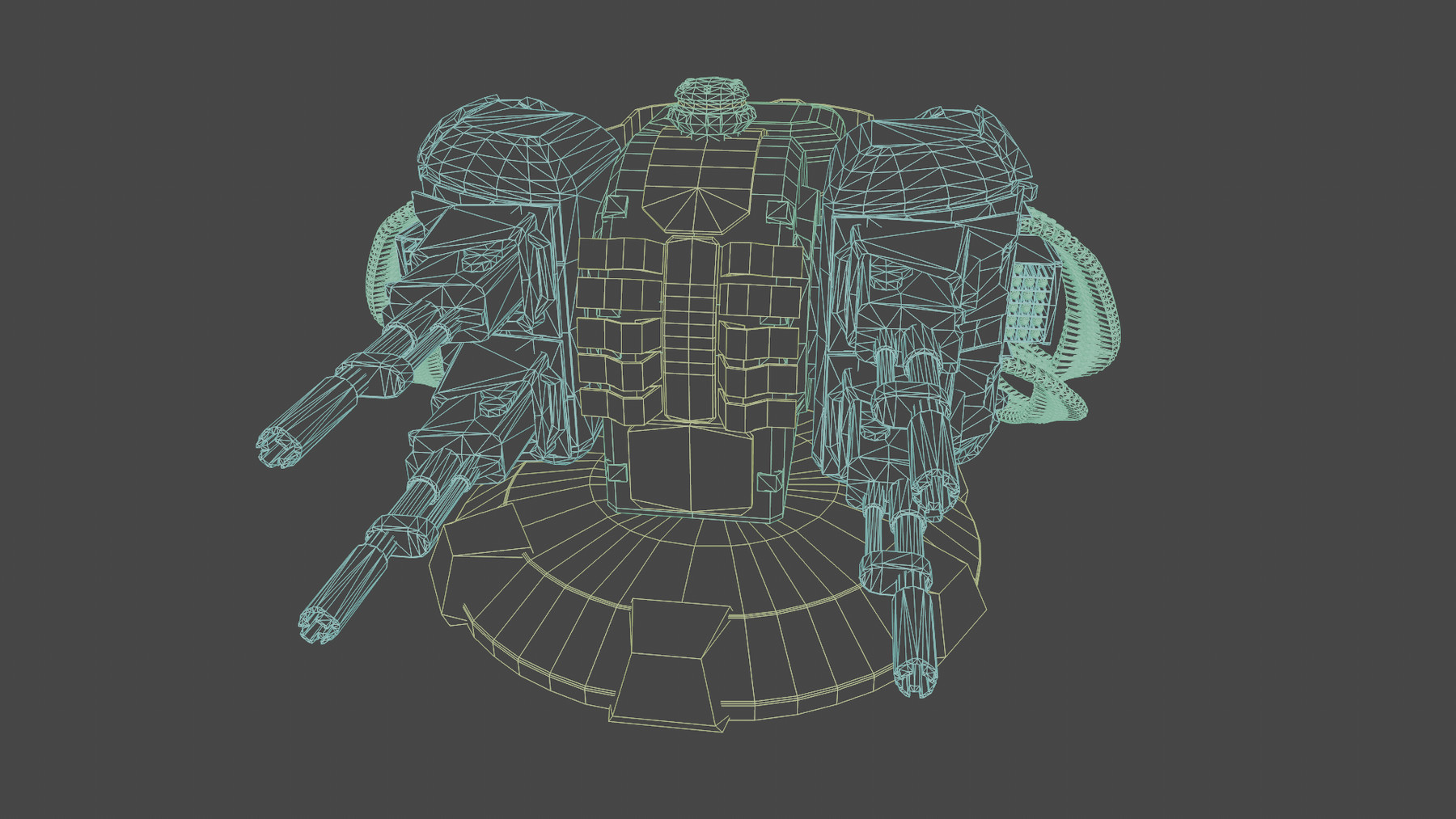 ArtStation - Sci-fi Turret | Game Assets