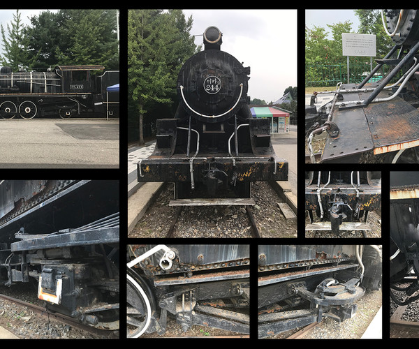 ArtStation - Steam Engine Train REFERENCE PACK | Resources