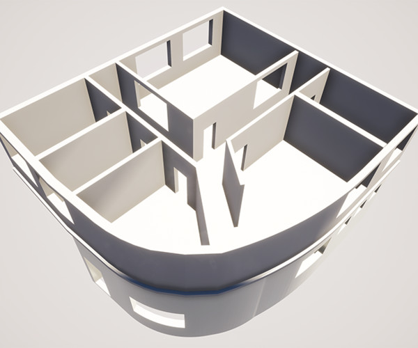 ArtStation - Round-Corner Building | Resources