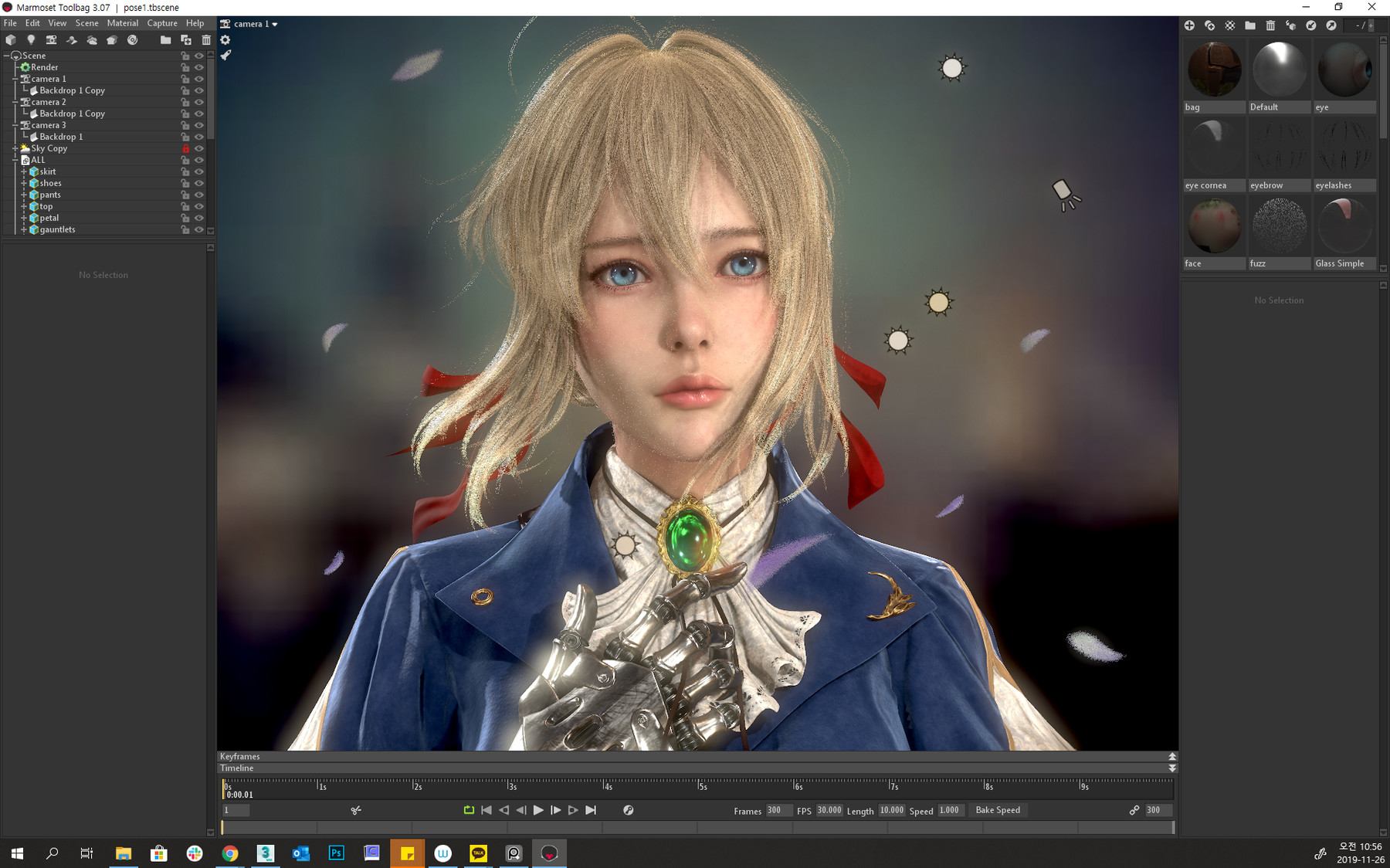 ArtStation - Violet Evergarden real time 3D | Resources