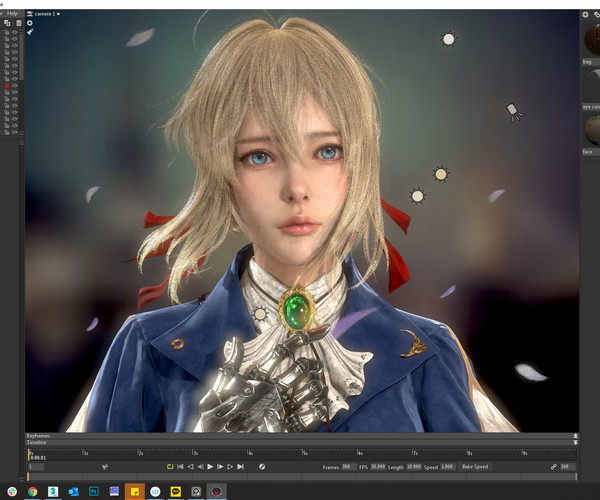 ArtStation - Violet Evergarden real time 3D | Resources