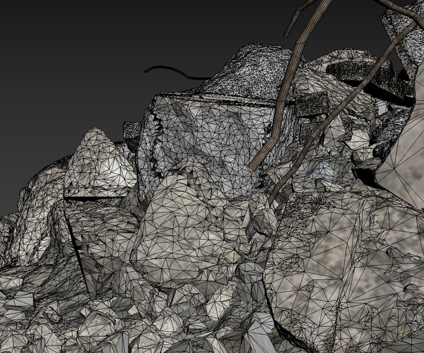 ArtStation - Demolition Elements - Concrete Pile | Resources