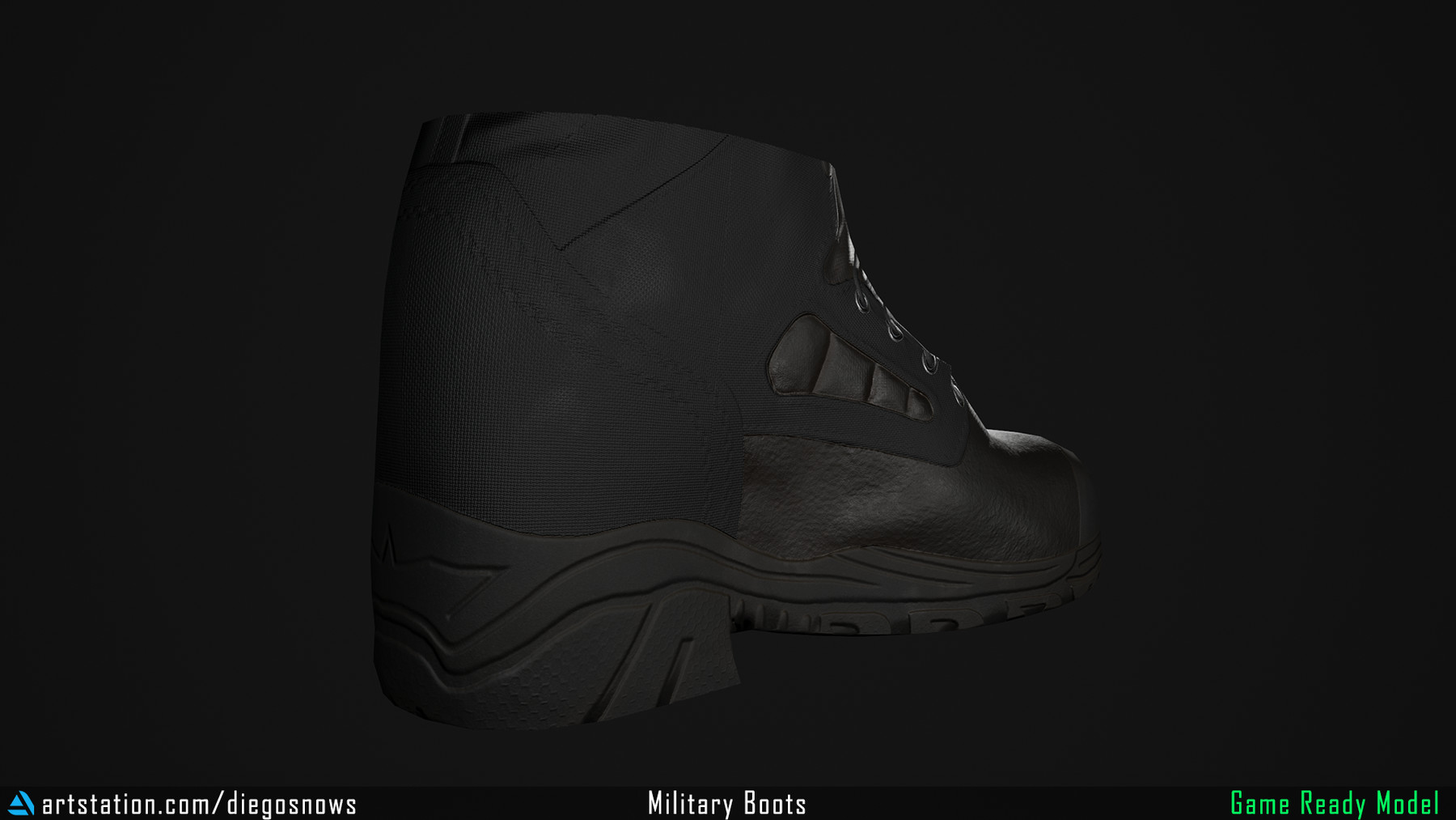 ArtStation - Military Boots - Game Ready | Resources