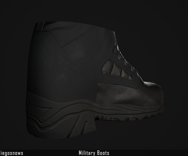 ArtStation - Military Boots - Game Ready | Resources