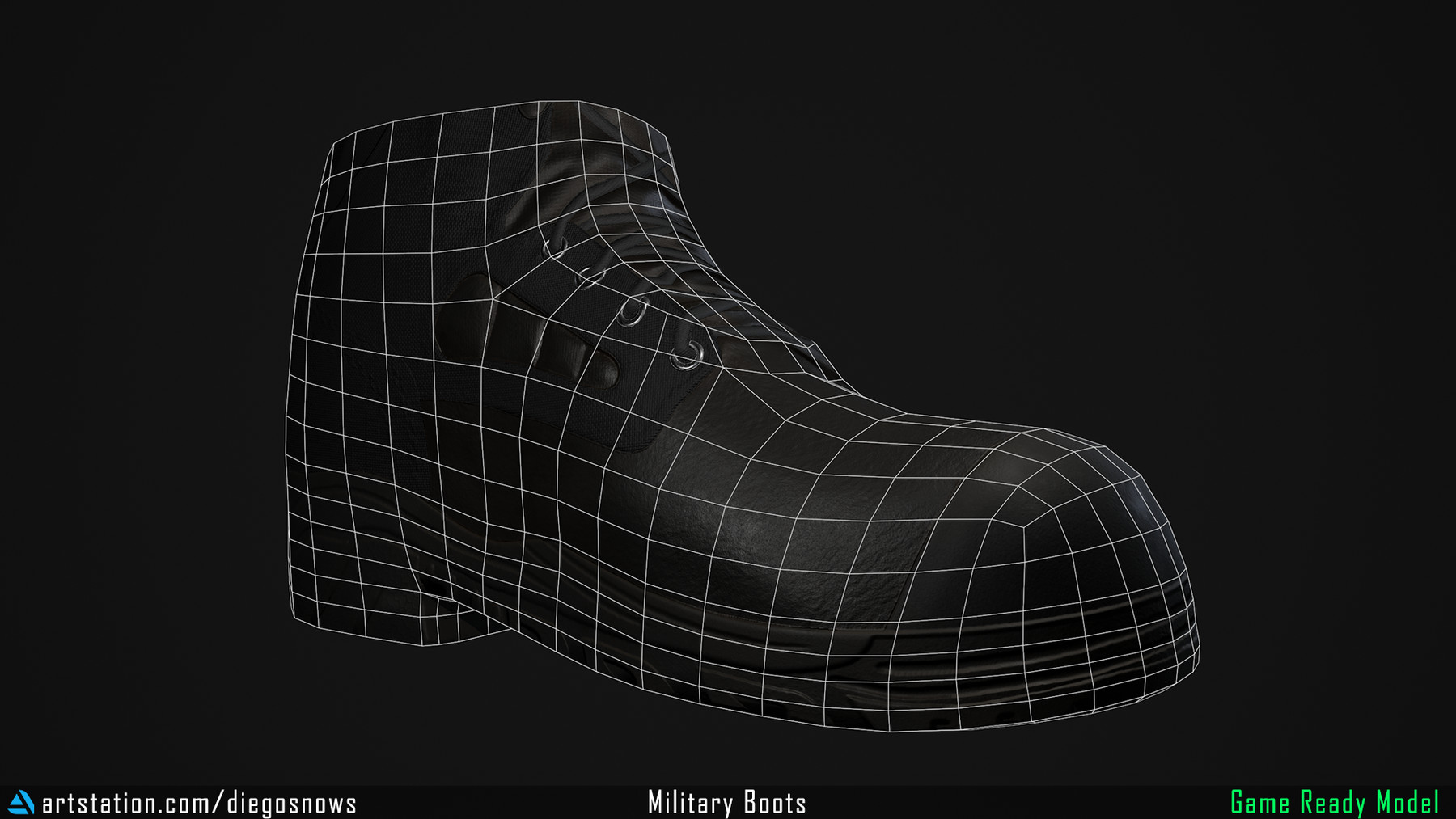 ArtStation - Military Boots - Game Ready | Resources