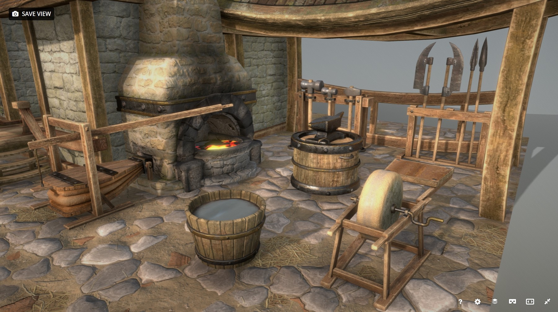 ArtStation - BlackSmith bulding | Game Assets