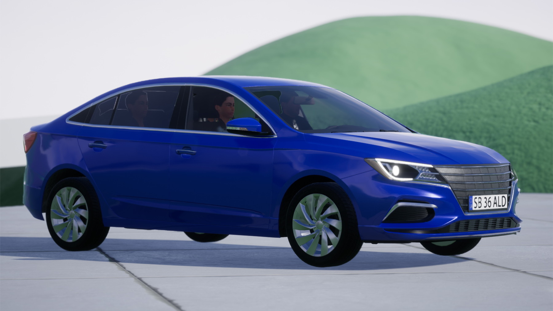 ArtStation - Sedan Car | Game Assets