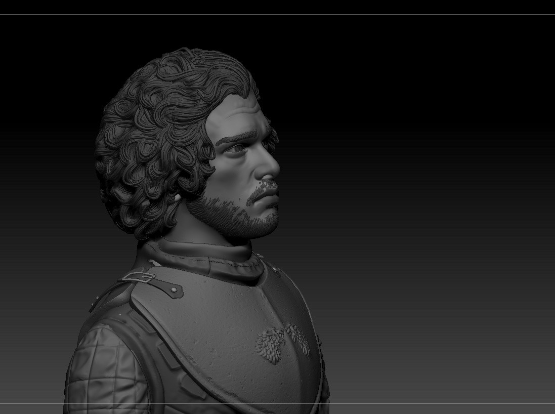 ArtStation - Kit Harington - Jon Snow - Game Of Thrones | Resources